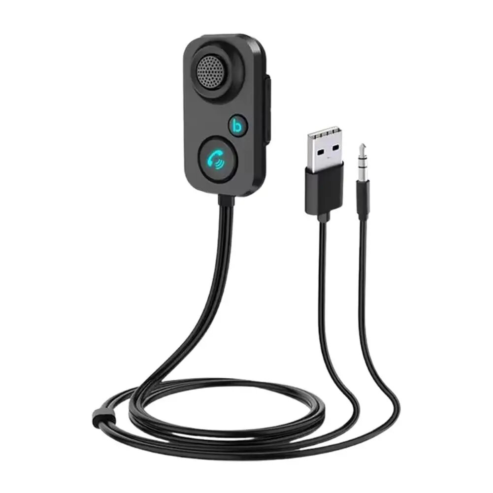 Bluetooth-приемник 5,1 AUX аудио 3,5 мм беспроводной адаптер для громкой связи автомобильный усилитель динамик наушники автомобильный Bluetooth-приемник