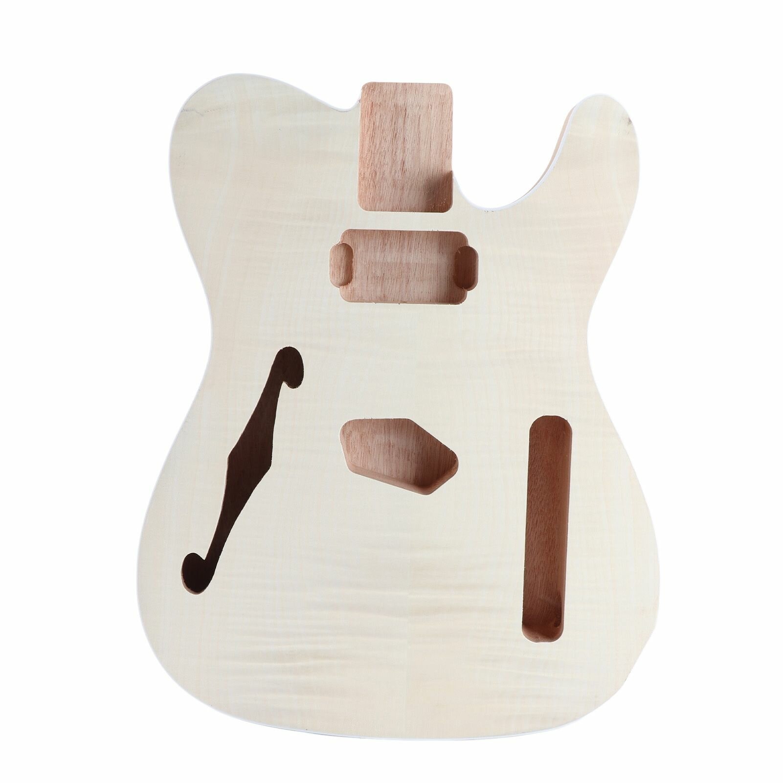 Незаконченный корпус гитары ручной работы из дерева корпус электрогитары запасные части для гитары бежевый