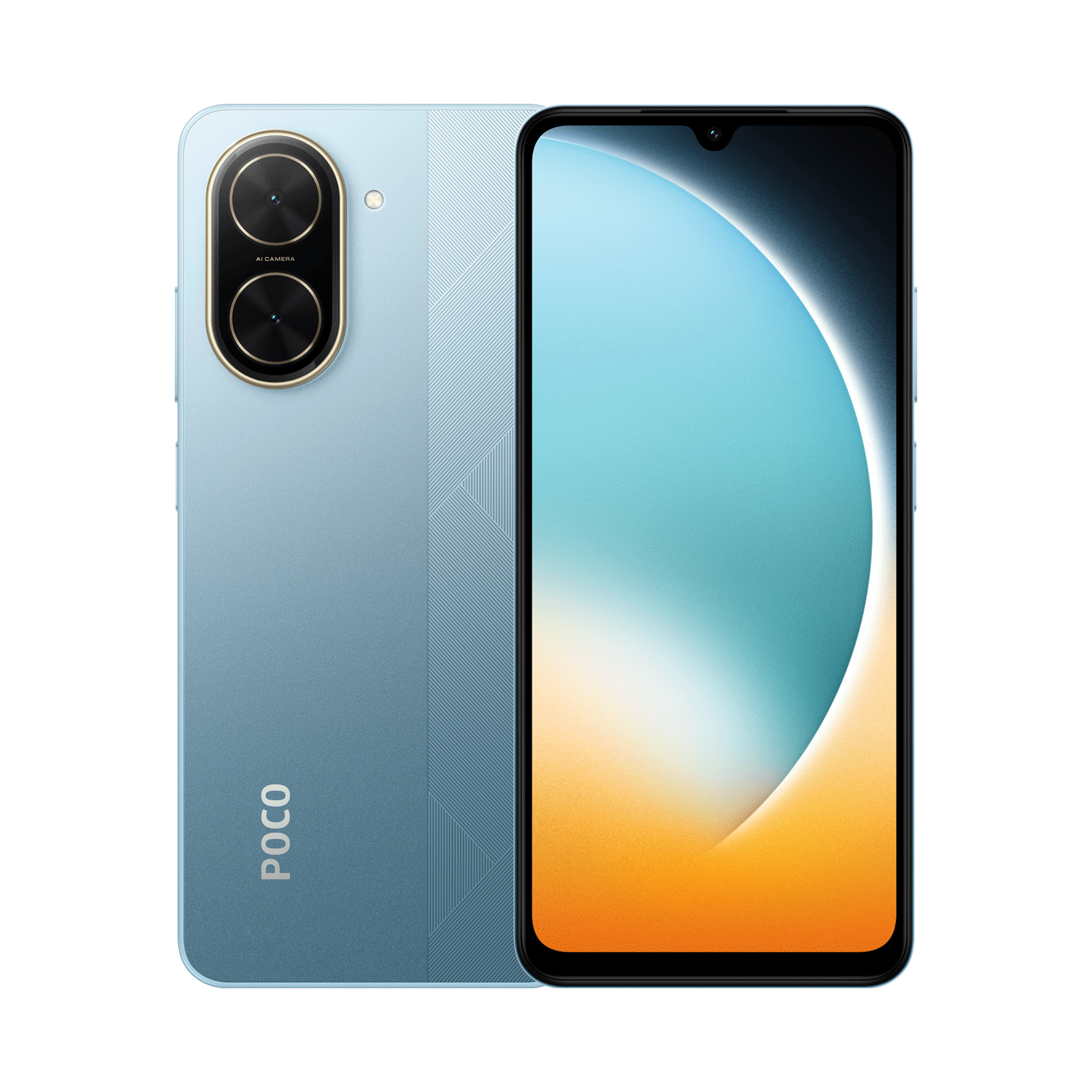 Смартфон POCO C71, 3/64ГБ, Ростест, Ocean Blue, Голубой, Android
