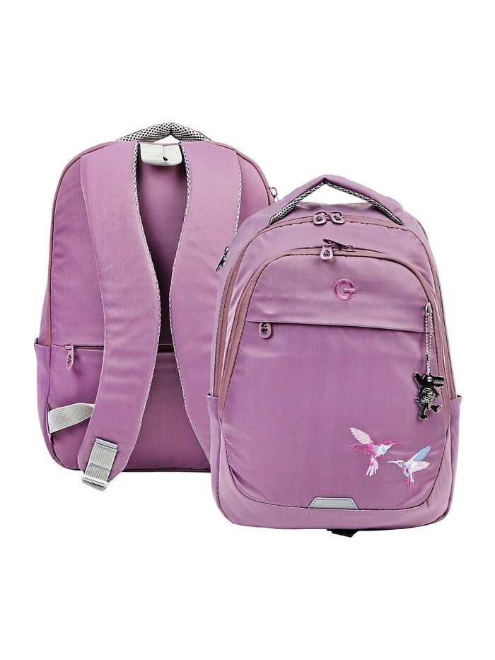 Рюкзак молодежный эргоном. спинка Grizzly 540 40*29*20 дев отд д/ноут, фиолет RD-540-2_1