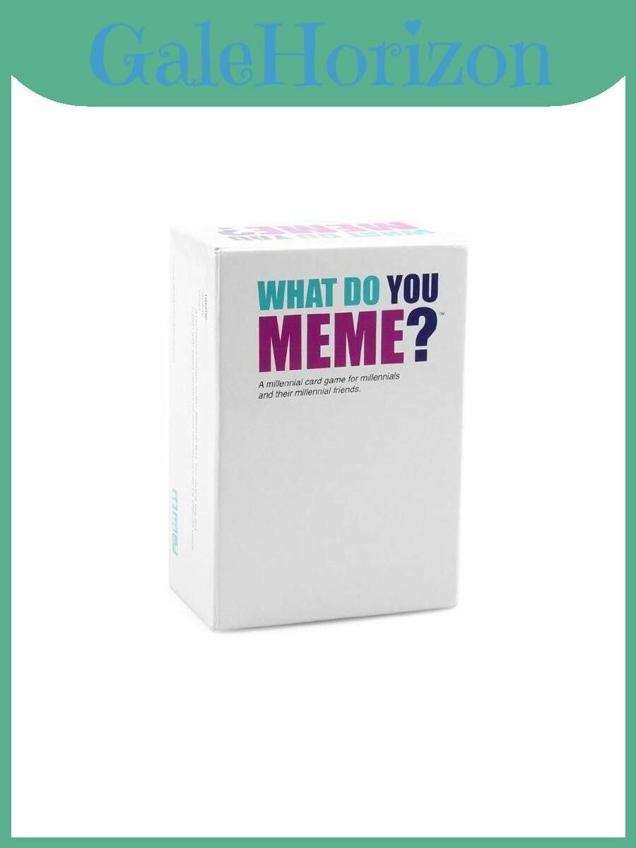 What do you meme основная игра для вечеринок для взрослых любителей мемов и общительных людей=v=