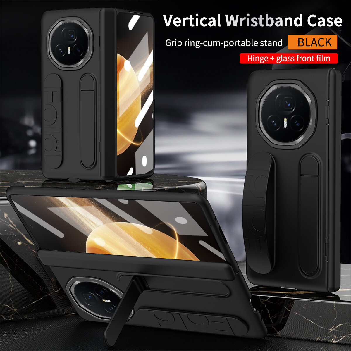 Подходит для Honor Magic V3 / Хонор Мэджик V3 Чехол для смартфона Высокая четкость с передней пленкой из закаленного стекла, Мэджик V3, защитная пленка, необычная форма, матовая поверхность