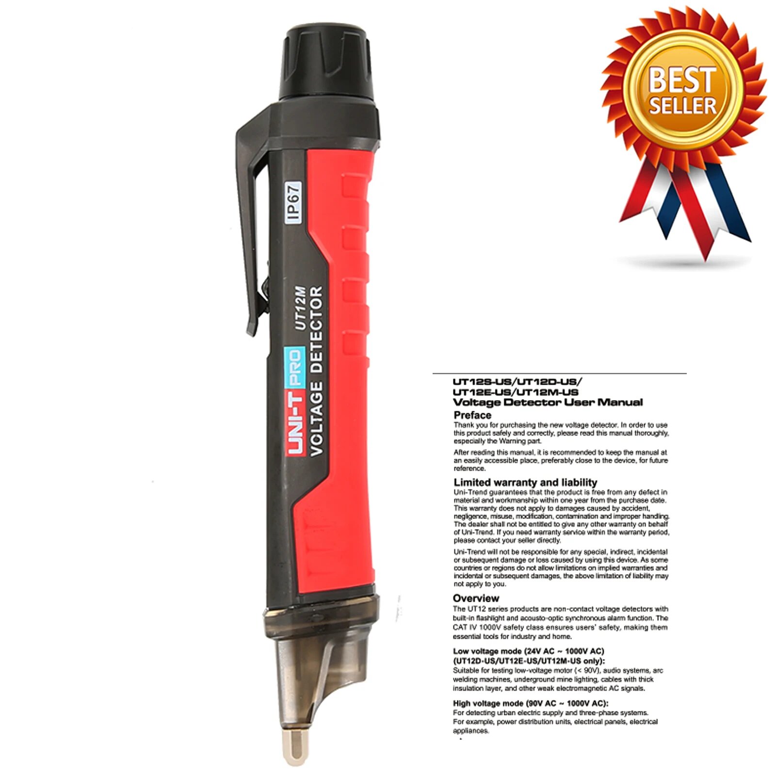 UNI-T UT12M Детектор напряжения, цвет UT12M