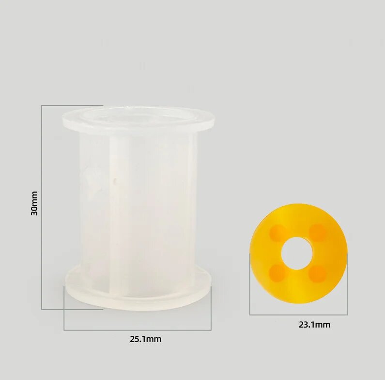 Белые пластиковые катушки для ниток 10/50/100 шт 50pcs, white