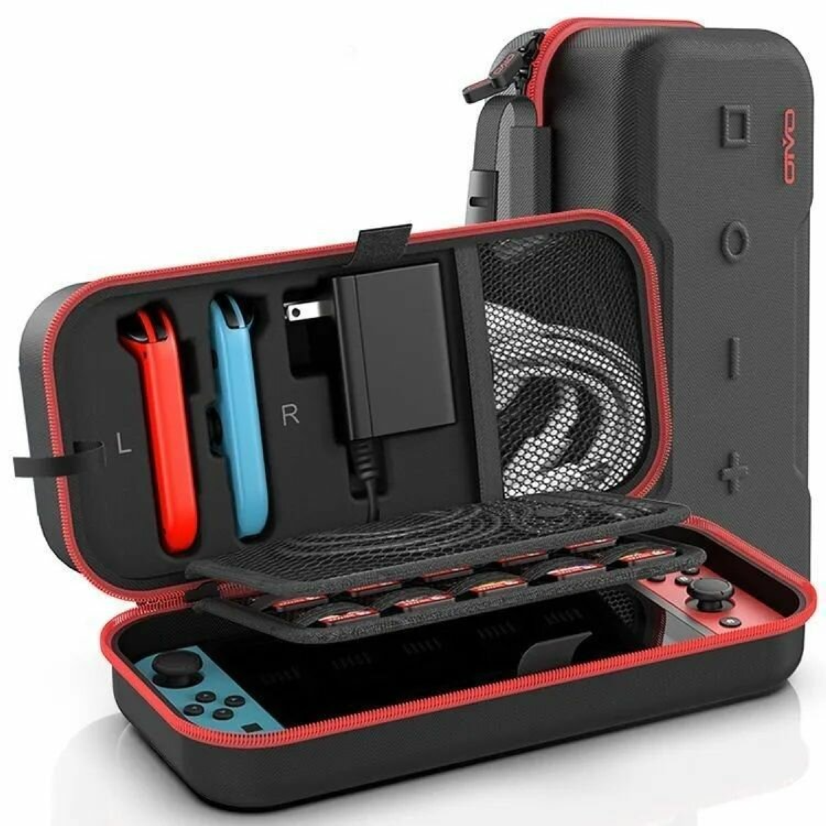 Сумка - защитный чехол для Nintendo Switch и Nintendo Switch OLED Carry Case Oivo (IV-SW188) Red Красный