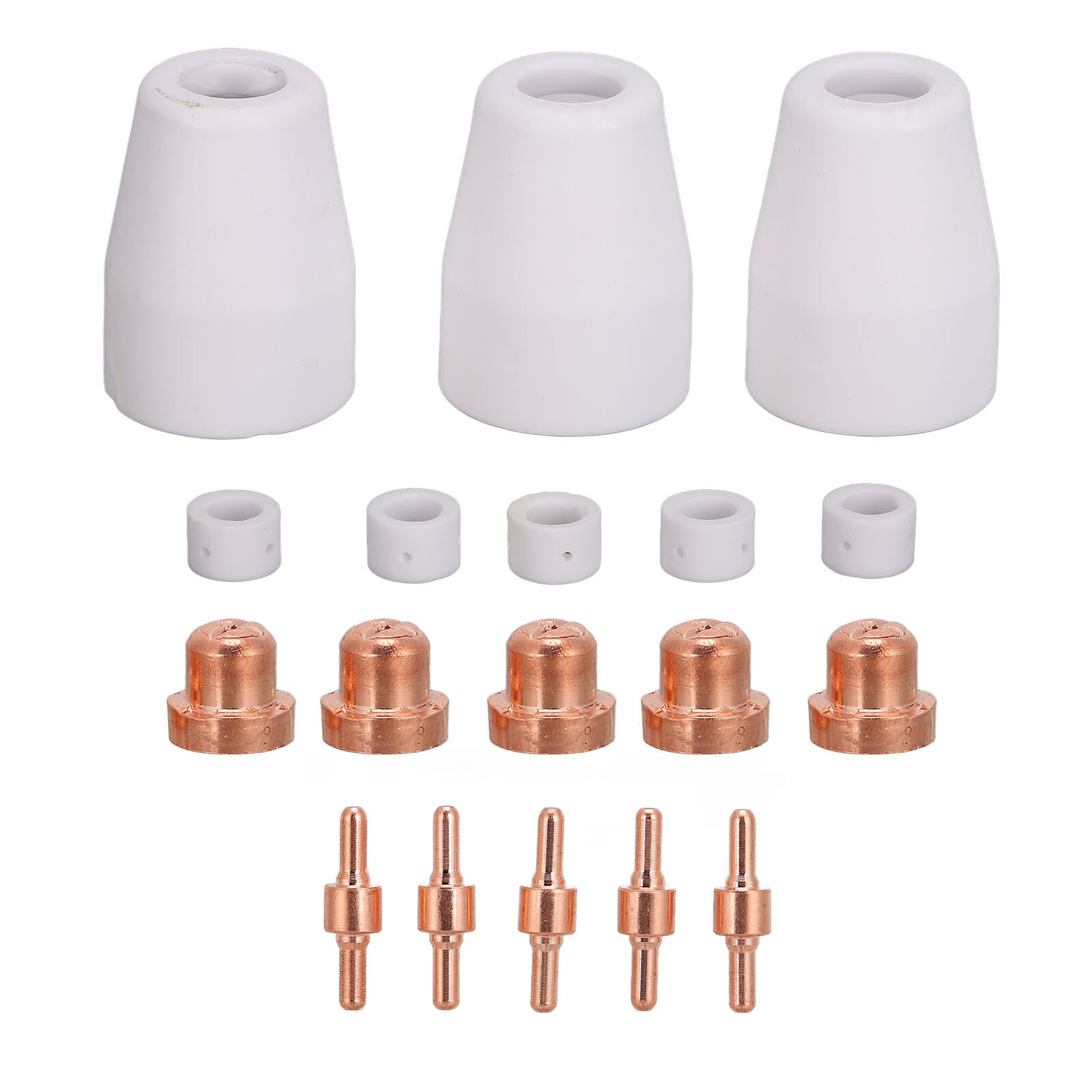 18 шт. Расходные материалы для плазменной резки Легкий портативный станок плазменной резки Расходные материалы для CUT 40 для CUT 50 для LGK 40