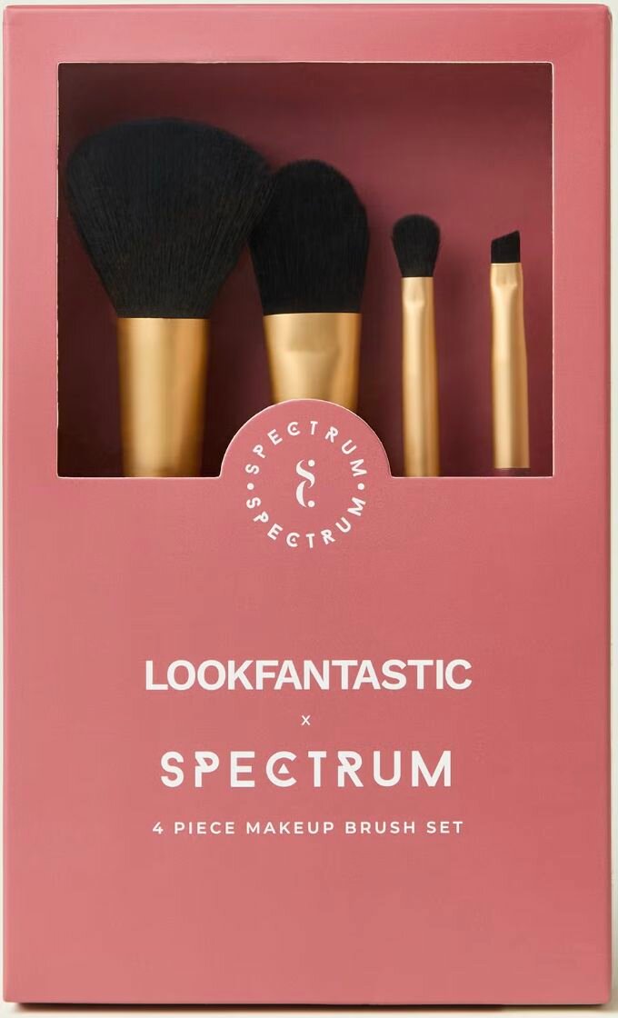 LOOKFANTASTIC X SPECTRUM Набор кистей для макияжа 4 piece makeup Brush Set