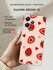 Чехол на Xiaomi Redmi 12 / Сяоми Редми 12 с принтом "Heart strawberries 1 - 14 ф...