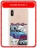 Чехол на Xiaomi Mi Max 3 / Сяоми Ми Макс 3 с принтом "JDM коллаж", прозрачный