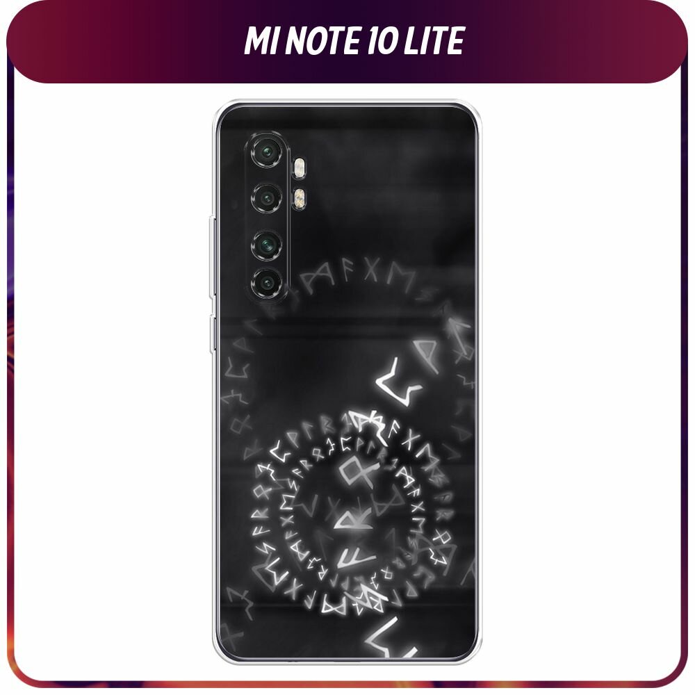 Чехол на Xiaomi Mi Note 10 lite / Сяоми Ми Нот 10 лайт с принтом "Руны"