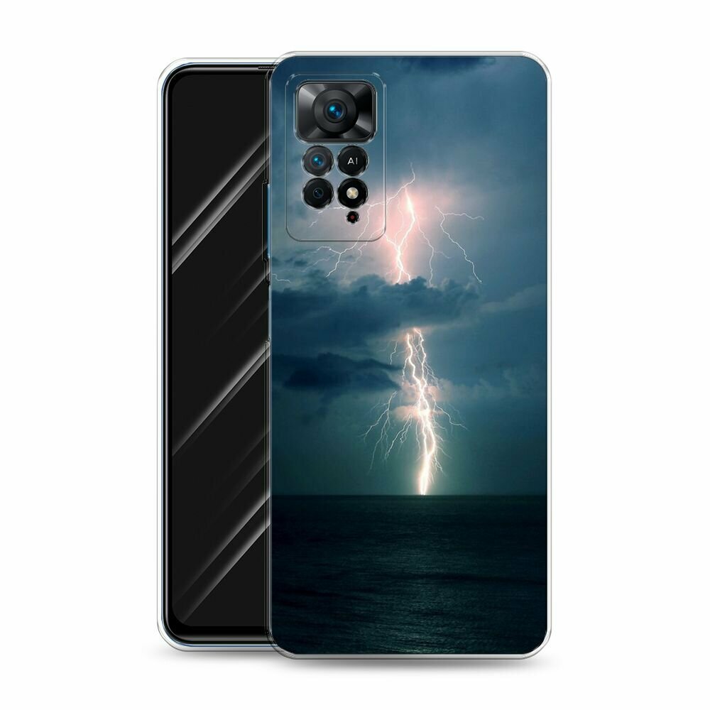 Чехол на Xiaomi Redmi Note 11E Pro / Сяоми Редми Нот 11E Pro Про с принтом "Молния 1" — фото 1