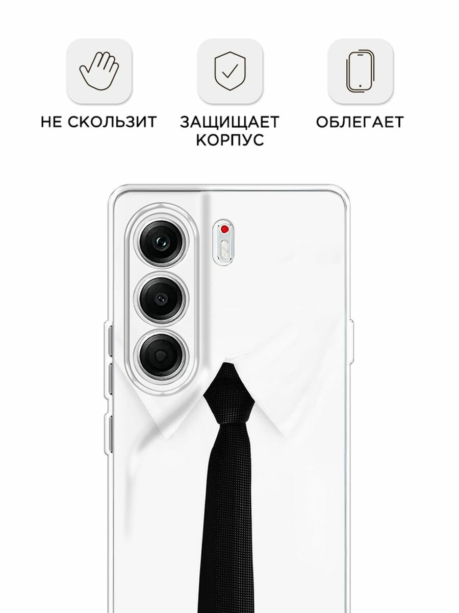 Чехол на Tecno Camon 40 Pro / Текно Камон 40 Про с принтом "Галстук" — фото 1