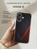 Чехол на Apple iPhone 16 / Айфон 16 с принтом "Красный карбон"