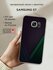 Чехол на Samsung Galaxy S7 / Самсунг Галакси С 7 с принтом "Зеленый карбон"