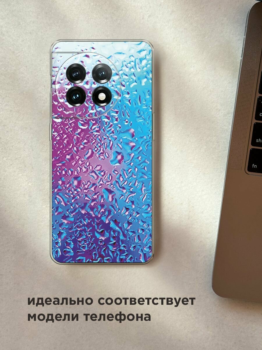 Чехол на OnePlus 11 / Ван Плас 11 с принтом "Капли на стекле" — фото 1