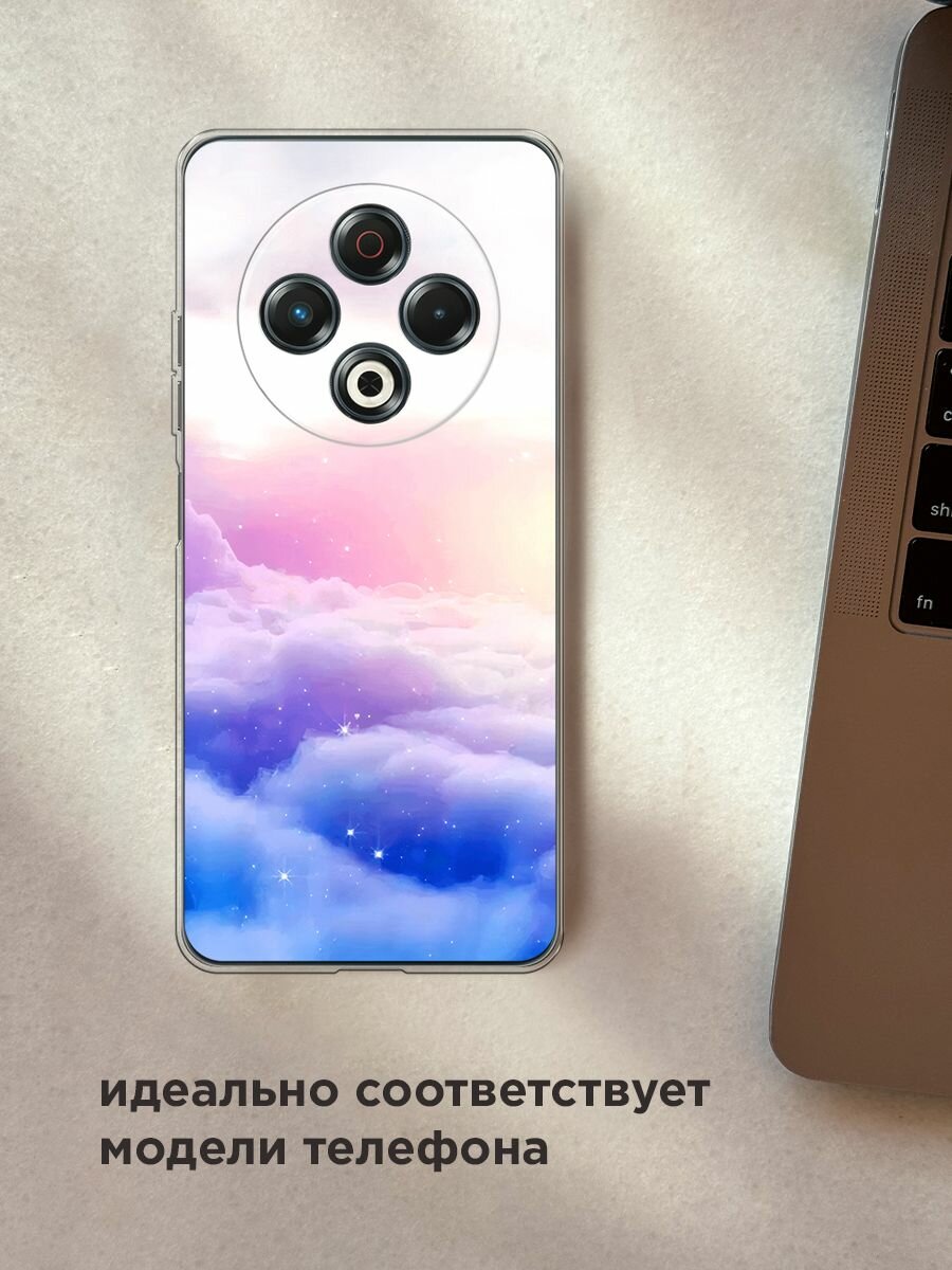 Силиконовый чехол на Tecno Spark 30 / Текно Спарк 30 с принтом "Небеса" — фото 1