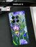 Чехол на OnePlus 12 / Ван Плас 12 с принтом "Синие ирисы", прозрачный