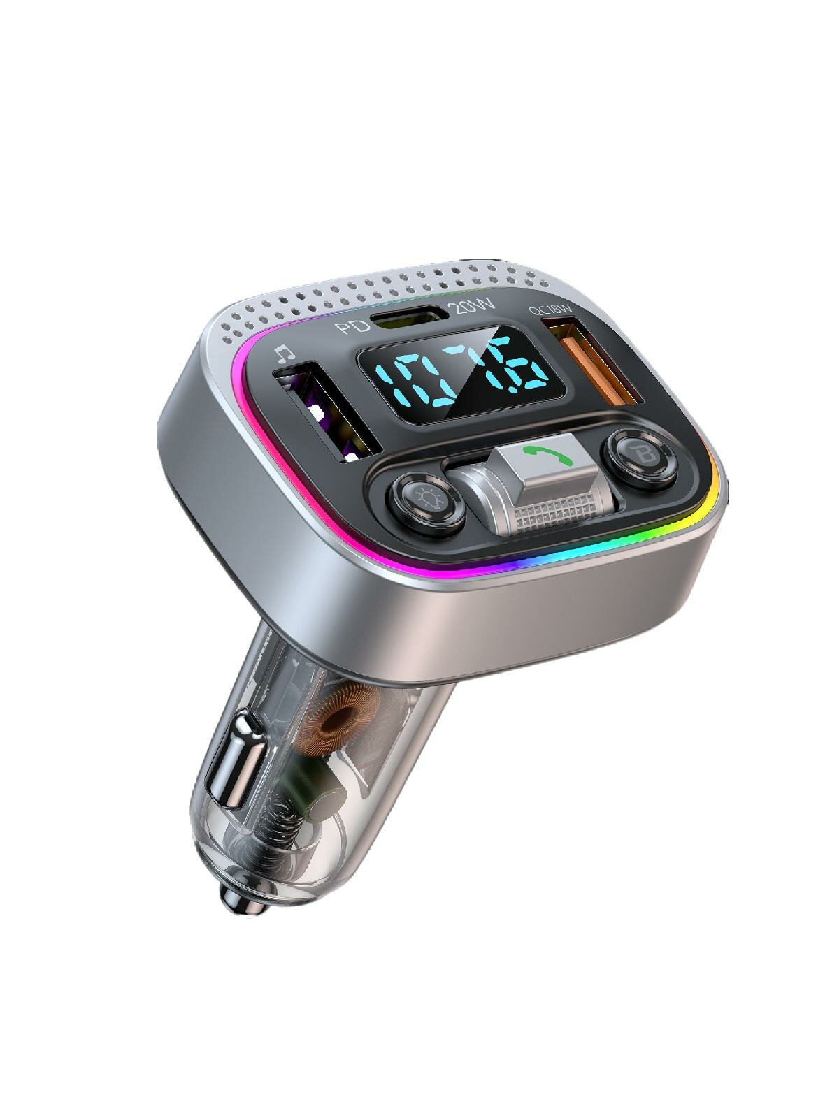 Шумоподавляющий Bluetooth-Совместимый адаптер Беспроводной аудио-Aux Музыкальный приемник