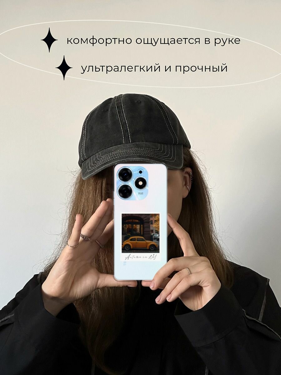 Чехол на Tecno Spark 10 Pro / Текно Спарк 10 Про с принтом Осенний палароид — фото 1