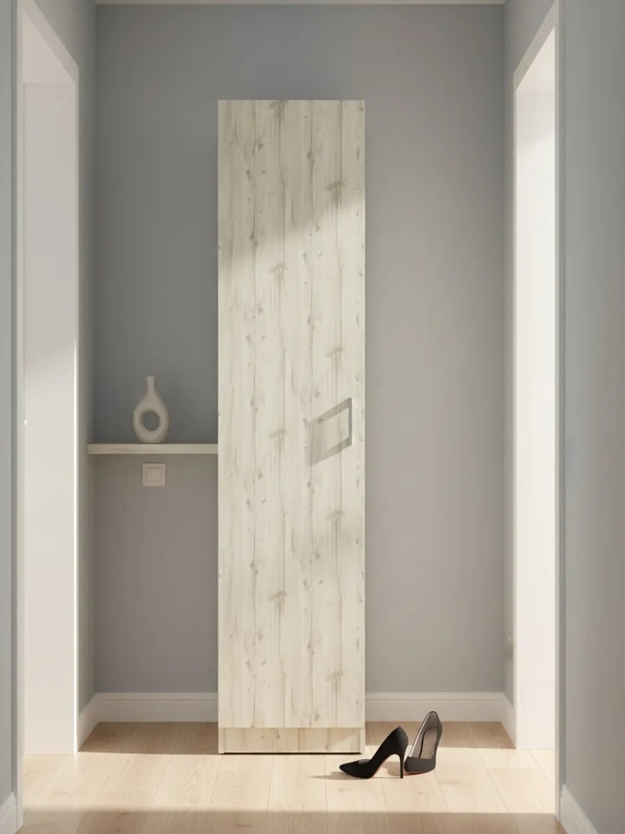 Шкаф пенал FRESTER распашной для одежды в спальню прихожую, от производителя