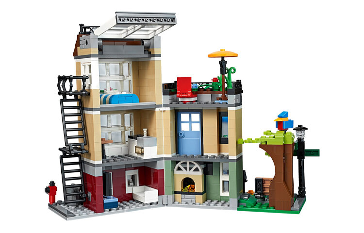 LEGO Creator 3 в 1 Парковая улица Роща Пластиковые конструкторы 301 600 шт. 31065