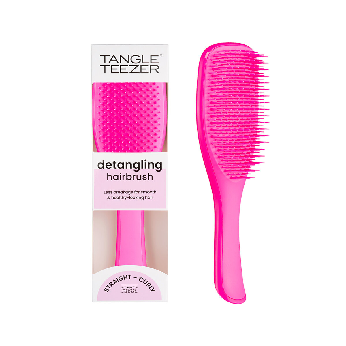 Расческа Tangle Teezer The Ultimate (Wet) Detangler Runway Pink Ярко-розовый 2378