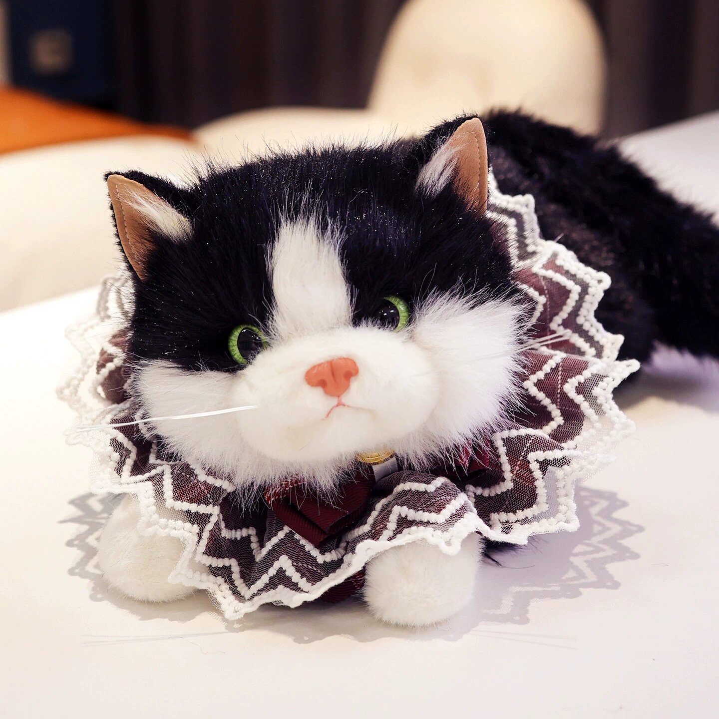 Игрушечная кукла-кошка рэгдолл, мягкая, для объятий, подарок на день рождения для девочек, милая кукла MDM Simulation