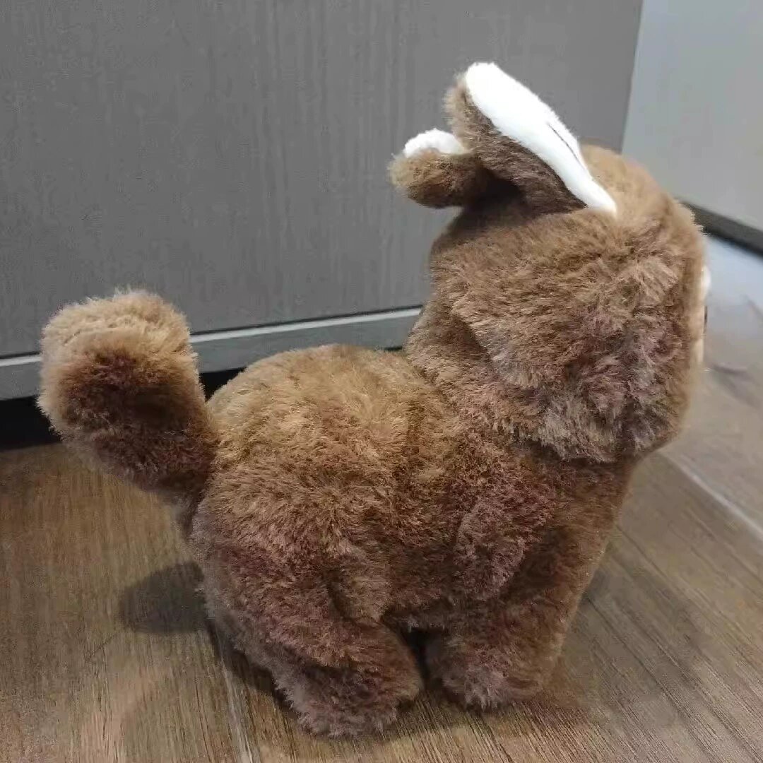 Милая и забавная абстрактная мягкая игрушка-собака из ткани, светящаяся абстрактная кукла в подарок. [Обновленная