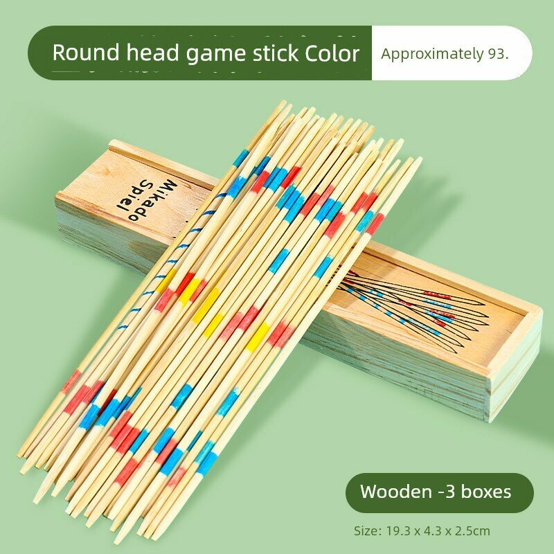 Деревянная развивающая настольная игра для детей: «Собери палочки» — ностальгическое развлечение в стиле 80-х,