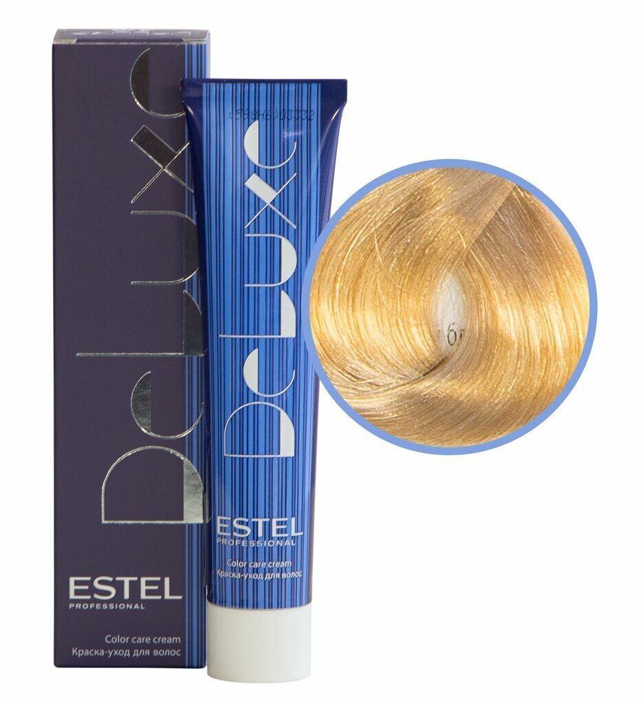 Estel Professional Краска-уход DeLuxe 10/75 светлый блондин коричнево-красный