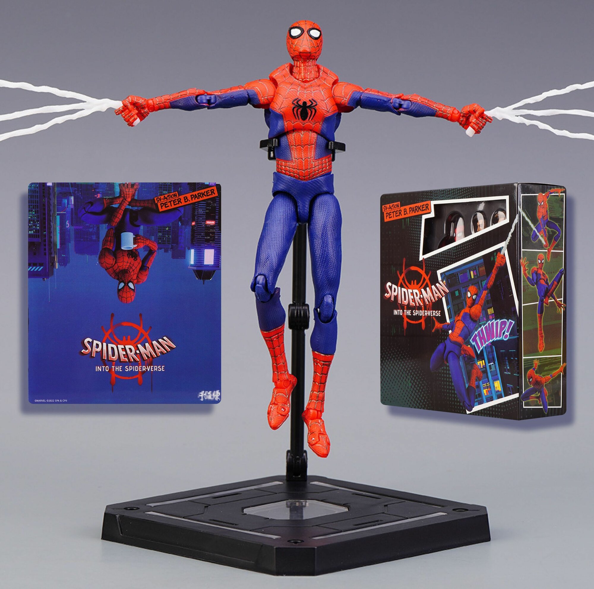 Фигурка Человек-Паук: Через вселенные Питер Паркер / Spider-Man: Into the Spider-Verse Piter Parker (15 см) box