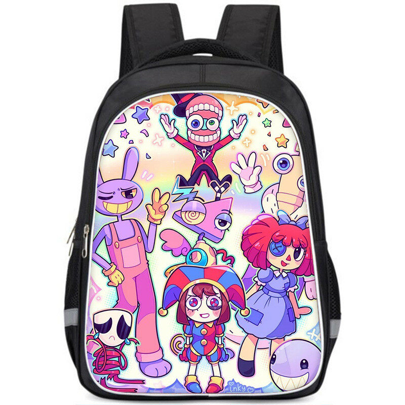 Рюкзак школьный нейлоновый для мальчиков амазинг дигитал циркус большие и маленькие размеры стиль f-large