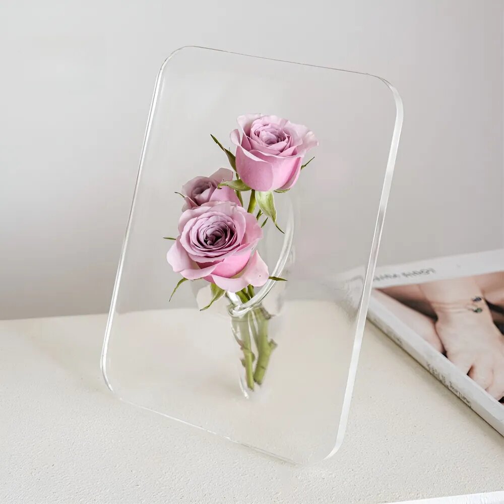 Ваза, 20 см , Акрилик, 1 шт