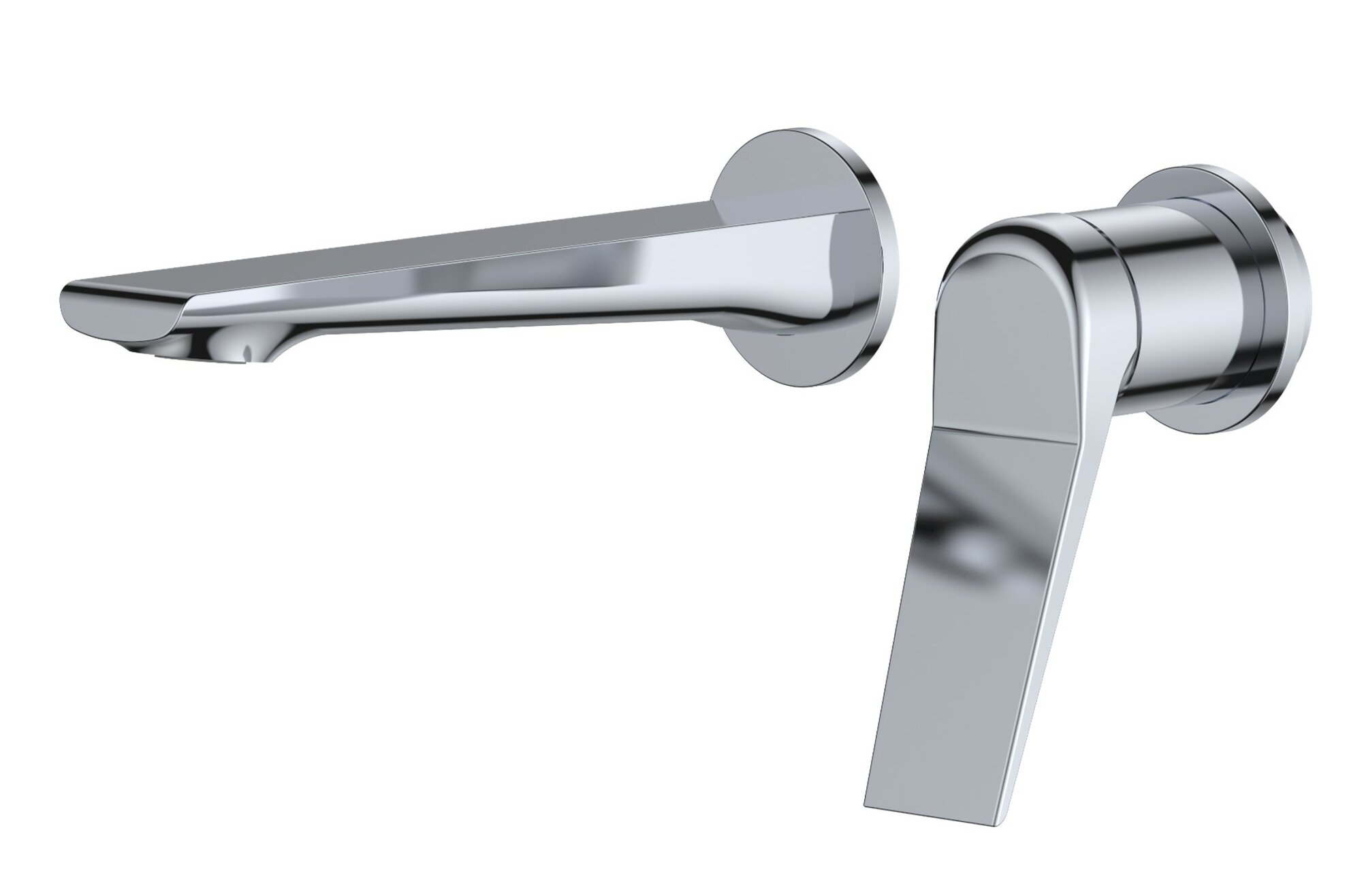 Смеситель скрытого монтажа для умывальника, встраиваемый для раковины ESKO Shanghai латунь категории А, хром