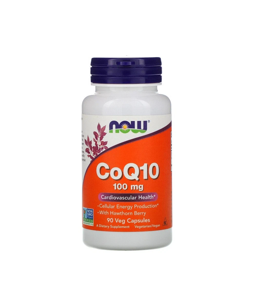 NOW Foods CoQ10 100 mg, НАУ фудс Коэнзим Q10 100 мг 90 капсул