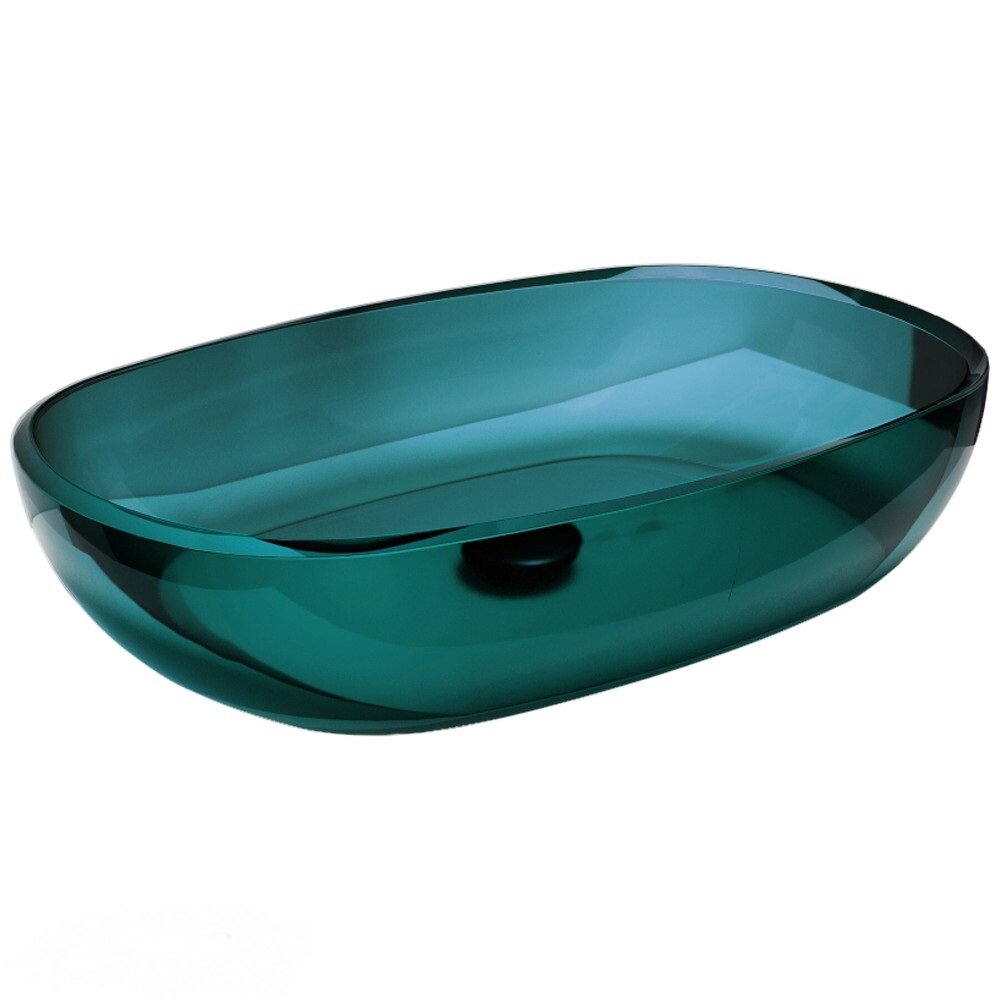 Раковина Abber Kristall 60x40 AT2805Aquamarin бирюзовая