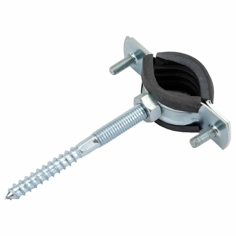 Металлический хомут Политэк 3/4" (23-28) в комплекте 35000034