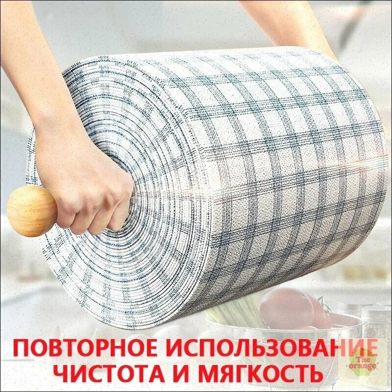 Полотенце кухонное, Льняная фактура, 30x30, 40шт