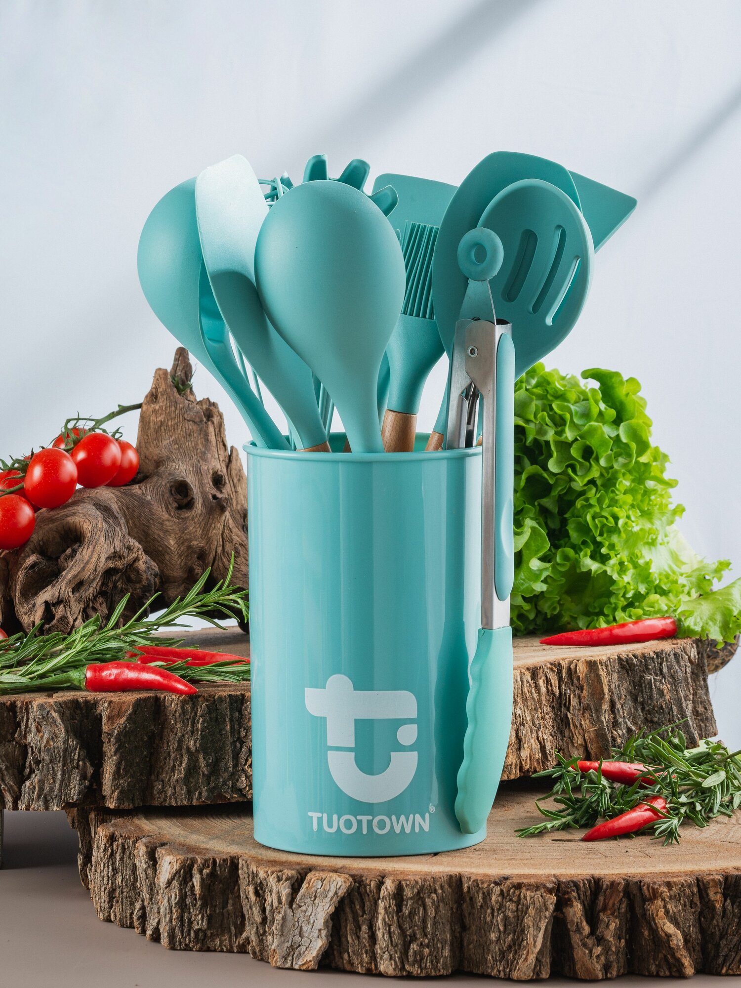 Комплект кухонной навески кулинарный набор Tuotown 13 предметов