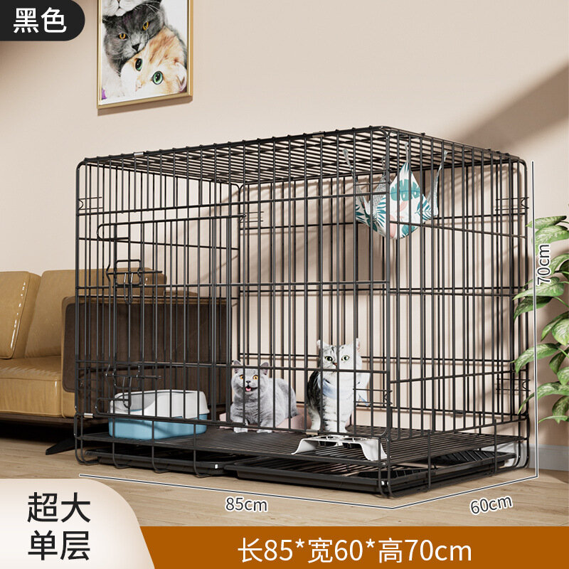 Клетка для кошек, большая домашняя клетка для котят, ультрамаленькая портативная складная вилла, кошачье гнездо