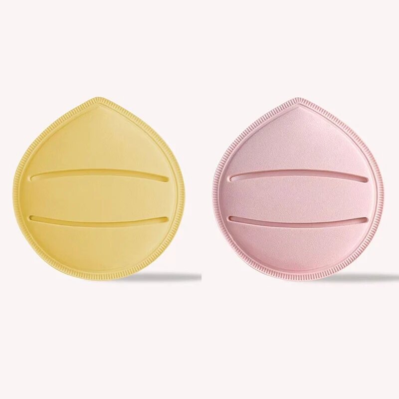 Пуховка для макияжа 2 шт. Pink Yellow