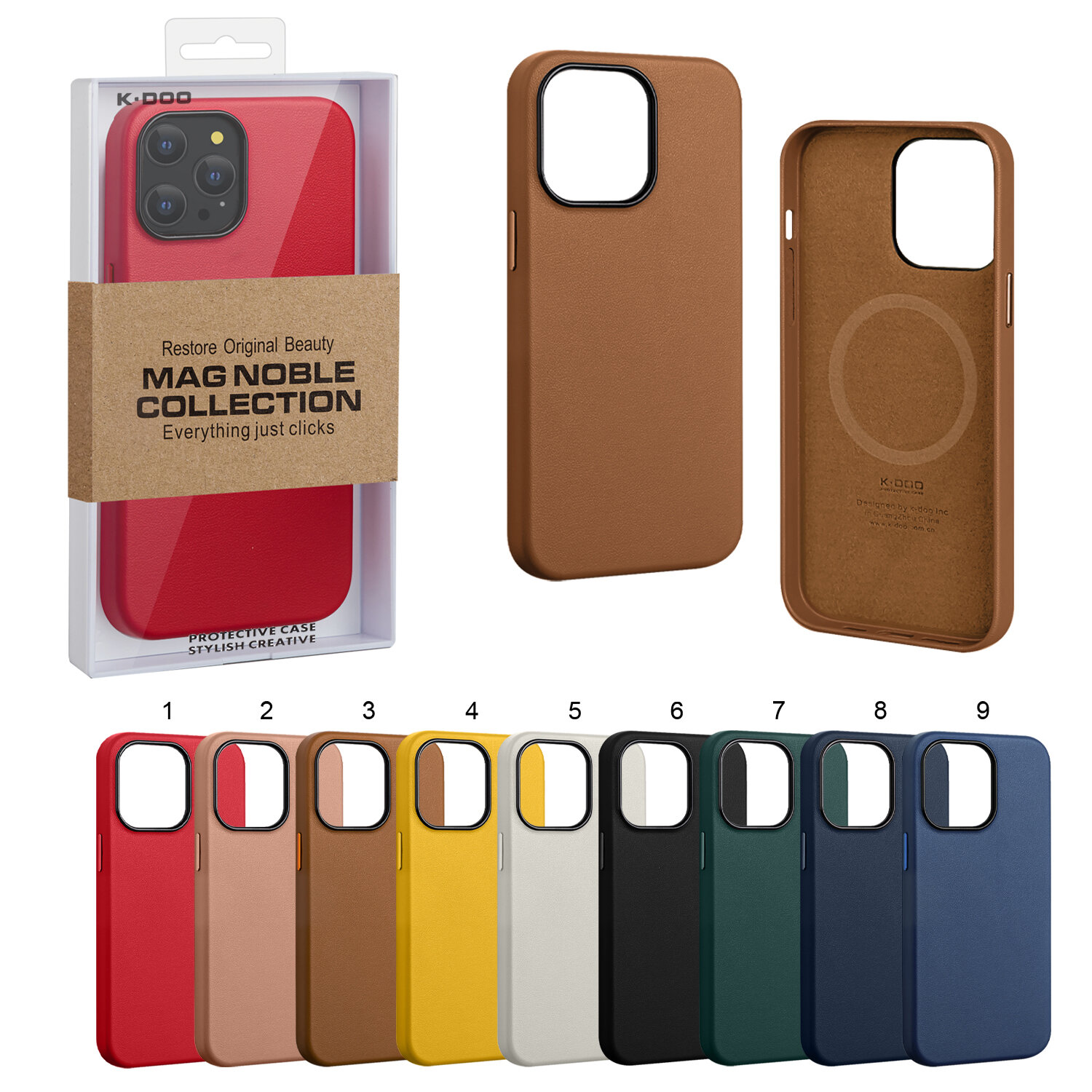 Чехол iPhone 13 Pro Max Mag Noble Collection K-DOO