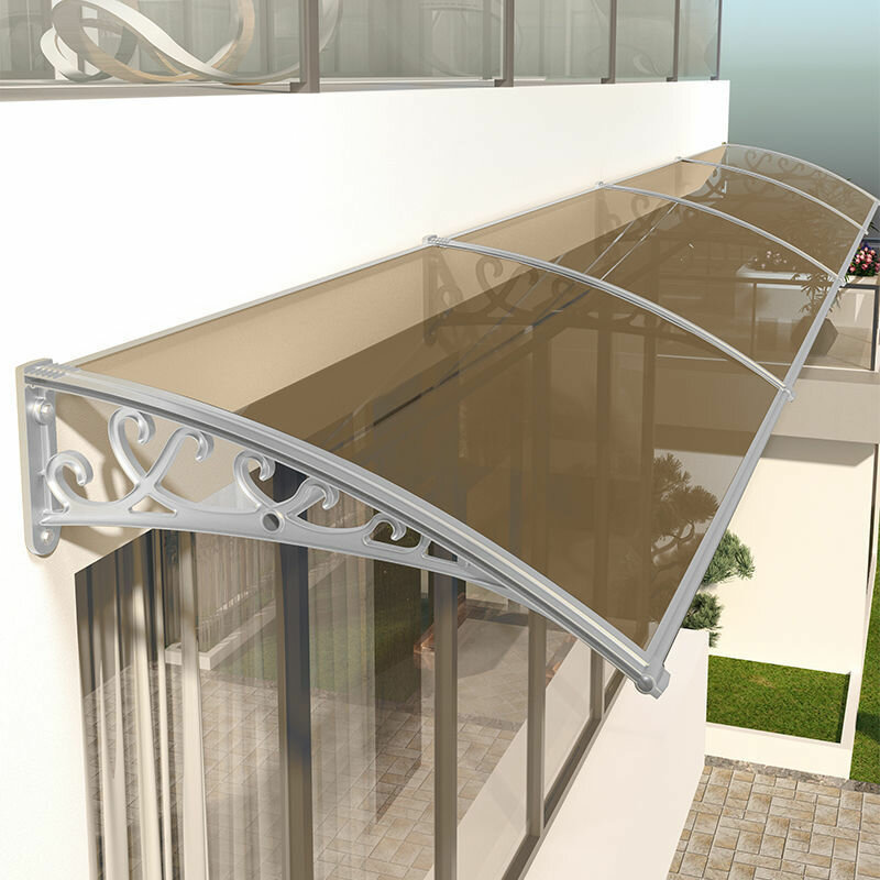 Дождевик для наружного окна, балконный кронштейн, солнцезащитный козырек, укрытие от дождя, домашний карниз, водонепроницаемый навес, бесшумная прочная доска, укрытие от дождя