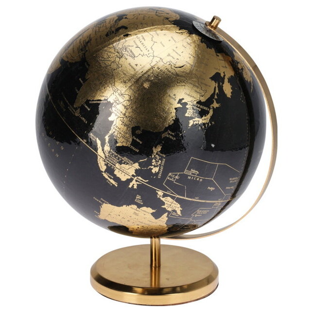 Декоративный глобус Brandon 32 см черный, Koopman, A56100120-2