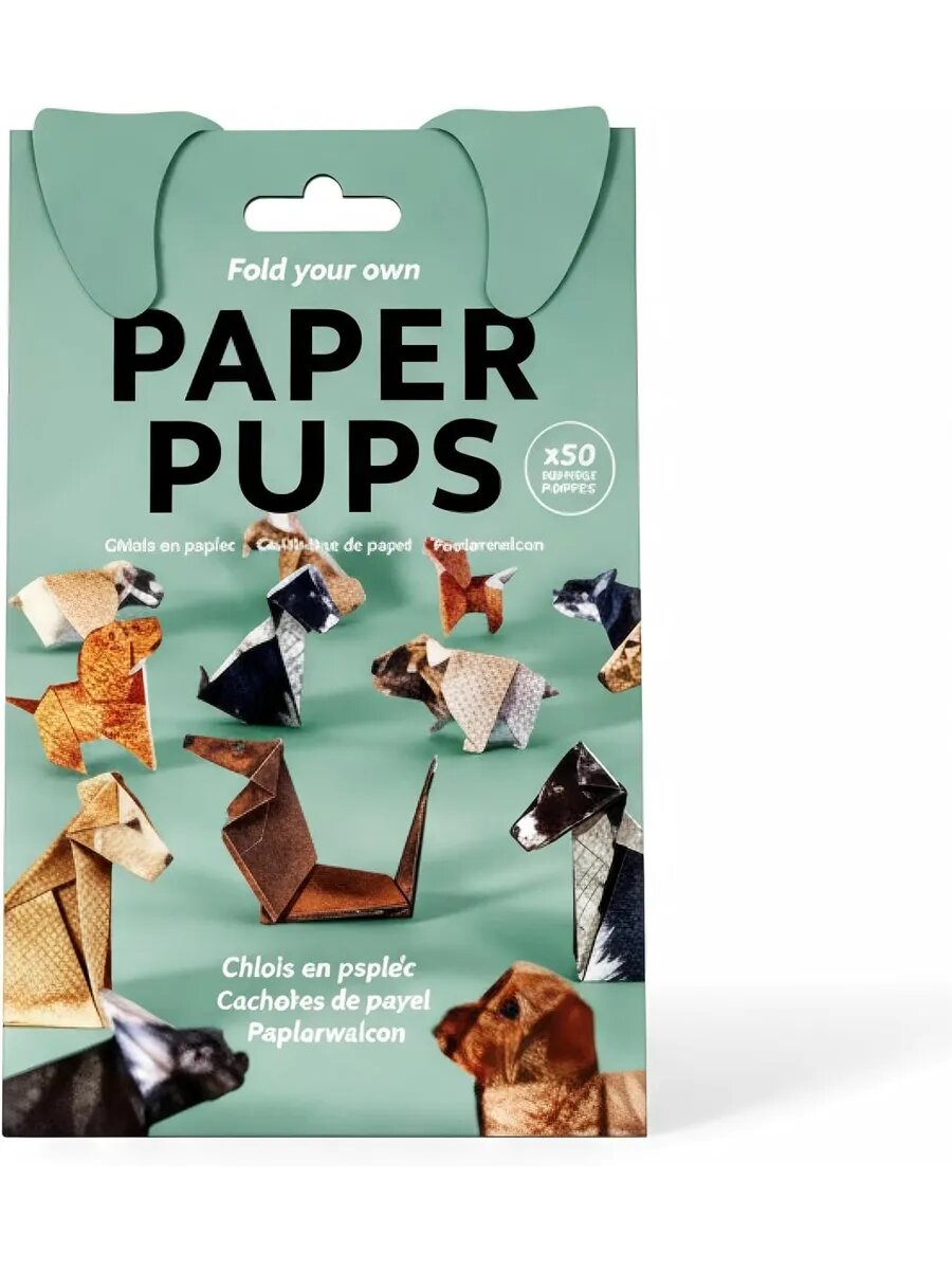 Кошка из бумаги ручной работы, украшение для стола