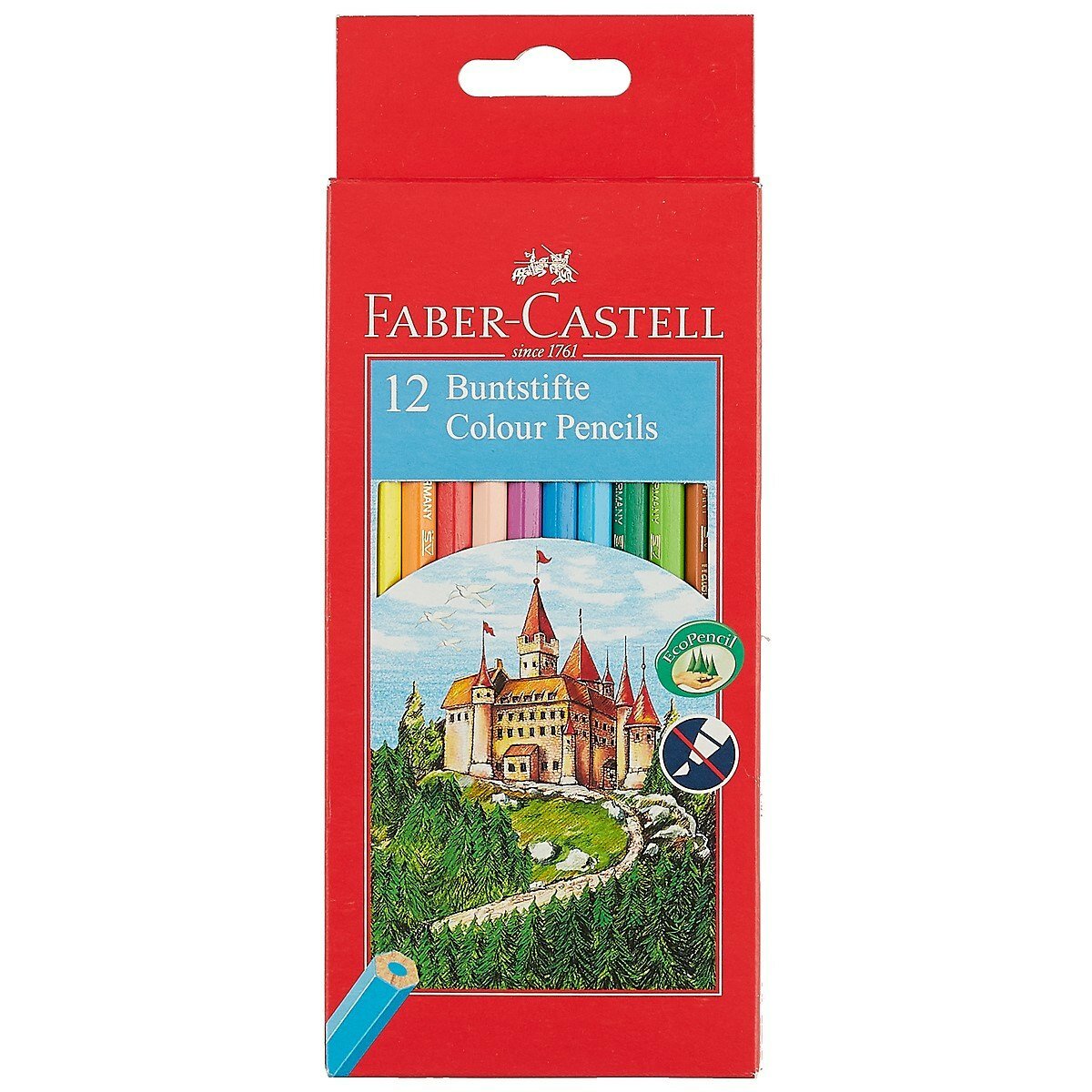 Карандаши цветные Faber-Castell, "Замок", 12 цветов