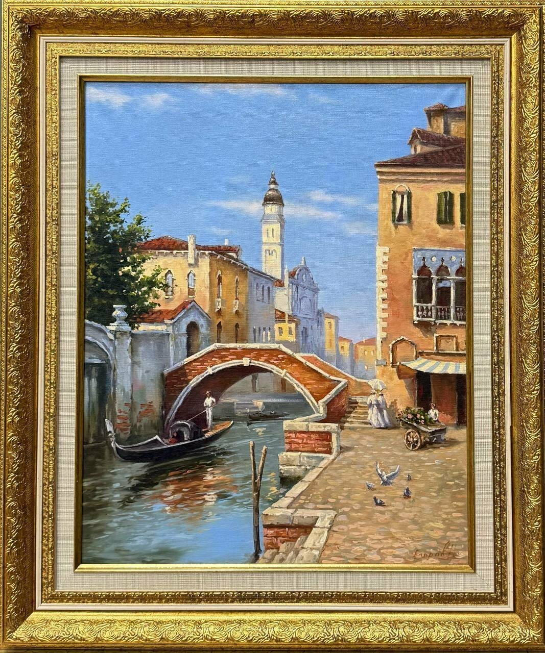 Картина, пейзаж "Венеция" 5. Холст/Масло, 2025. Размер 50х40 см. Автор Егоров Н.