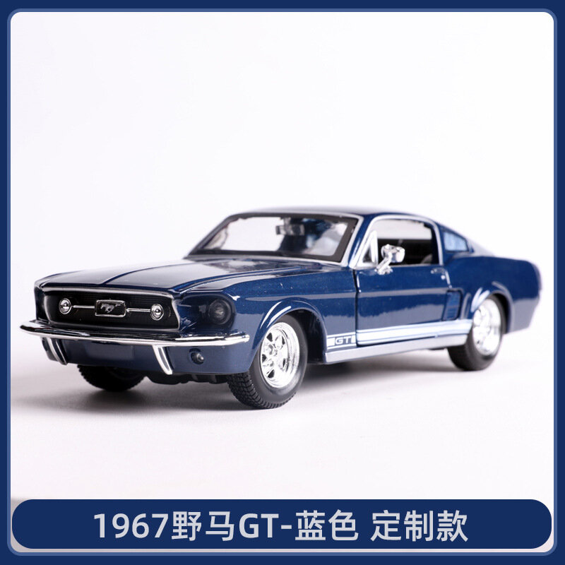 Модель автомобиля Maisto 1:24 Ford Mustang Shelby Cobra GT500, симуляция игрушечного спортивного автомобиля