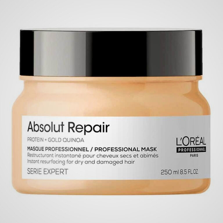 Маска для восстановления поврежденных волос 250 мл L'oreal Professionnel Absolut Repair Quinoa + Protein Mask Маска 250 мл