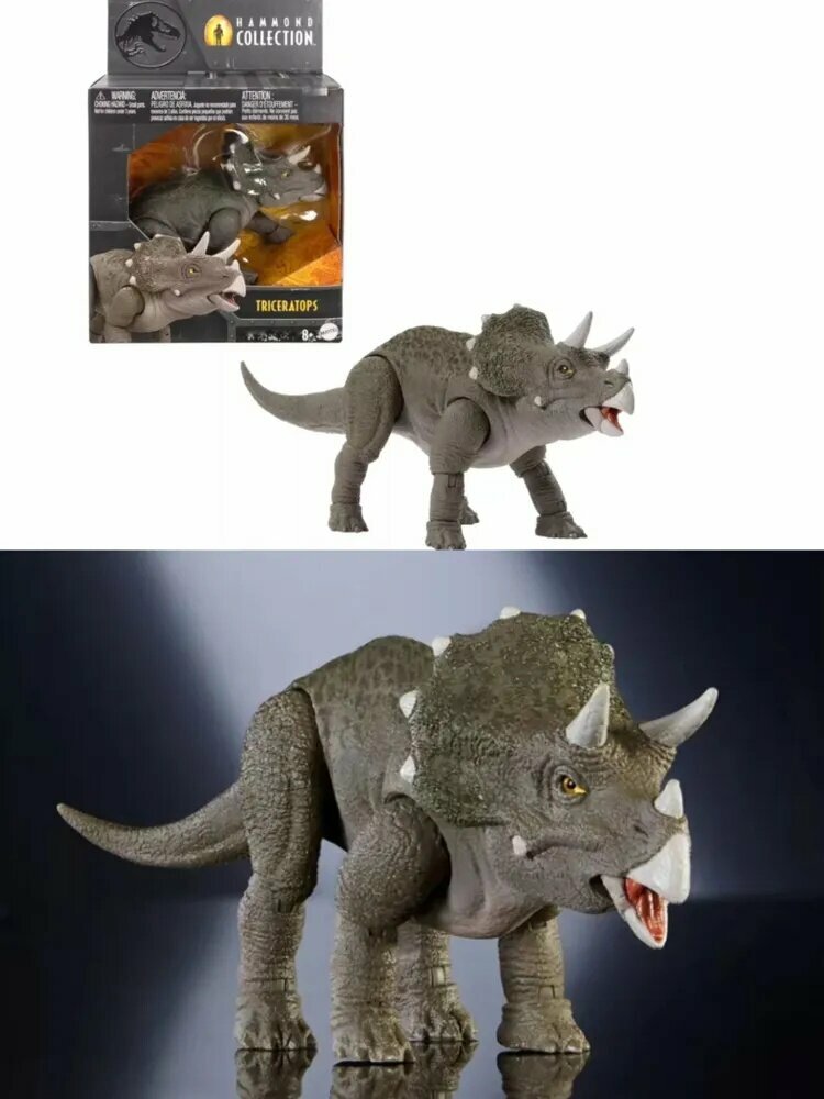 Фигурка Mattel Jurassic World Toys Коллекция Хаммонда из серии "Юный трицератопс" - подарок для детей